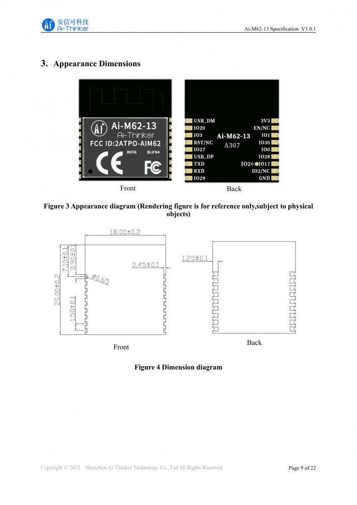 Ai-M62-13 specification page 9