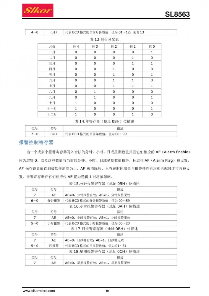 SL8563T-G datasheet page 10