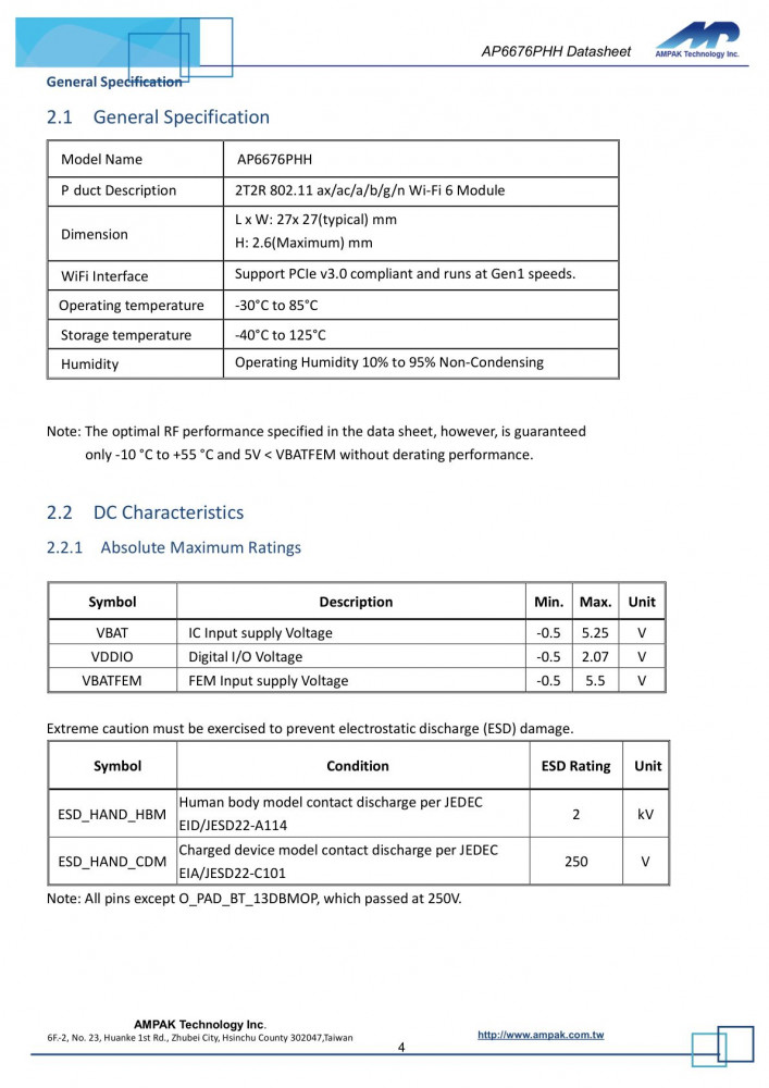 AP6676PHH document page 7