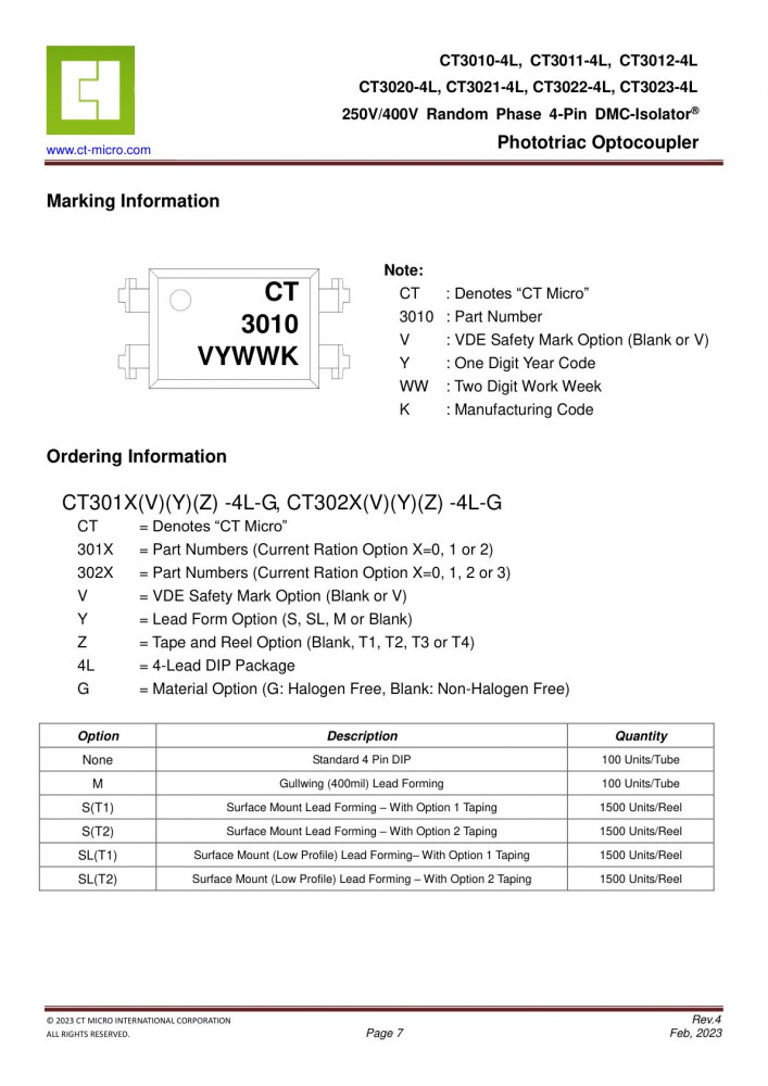 CT3011 datasheet page 7