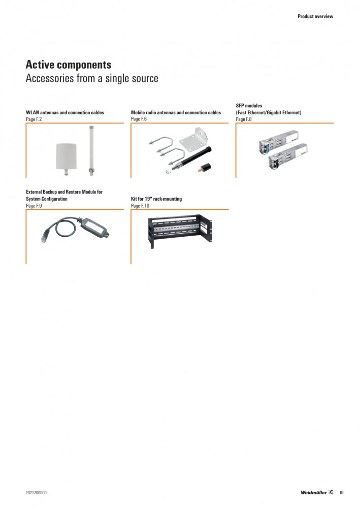 WEIDMULLER Industrial Ethernet catalogue page 5