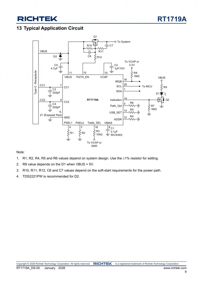 RT1719A datasheet page 9