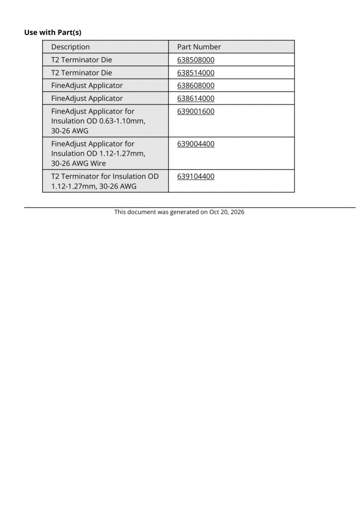 Tooling document preview, page 3