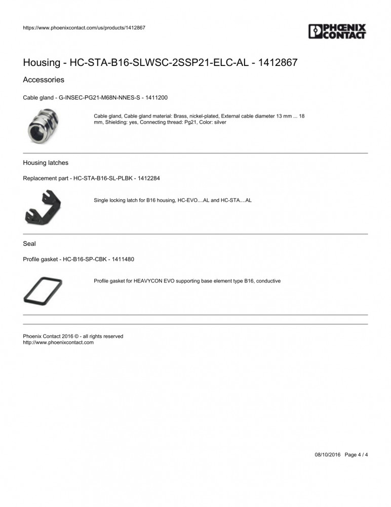 Phoenix Contact 1412867 technical document page 4