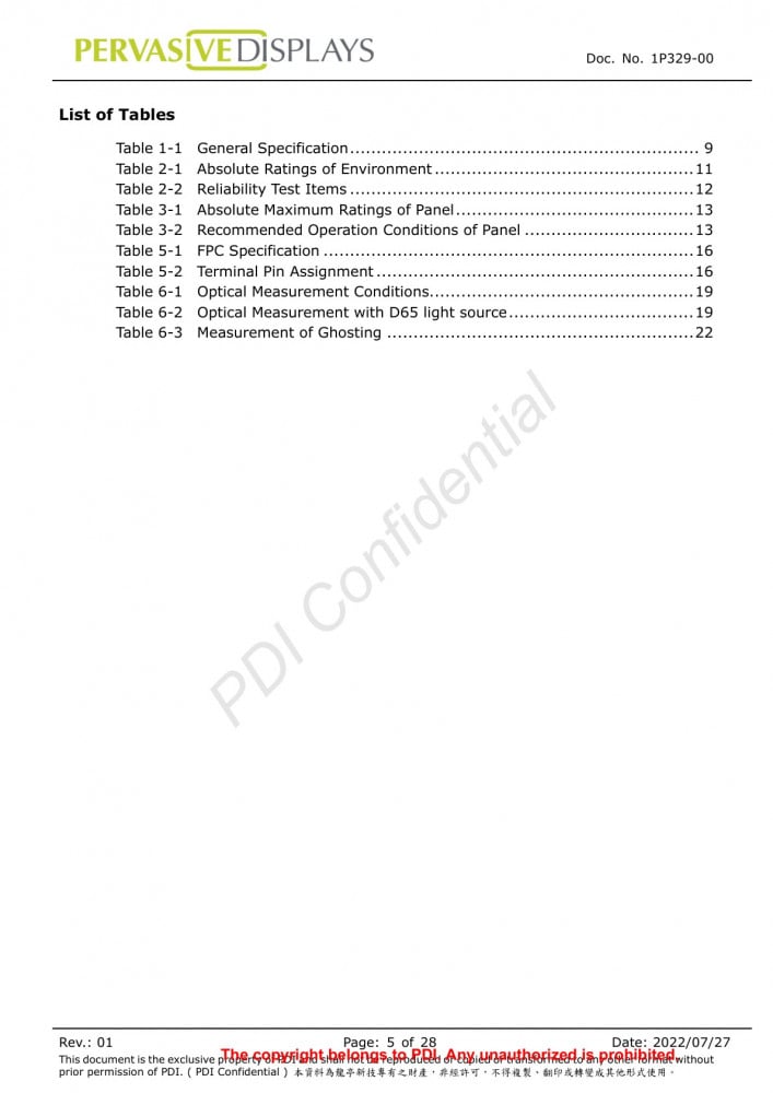 E2417PS0D1 specification page 5