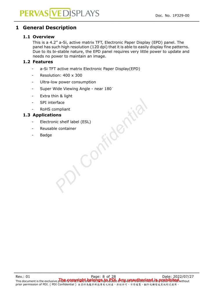 E2417PS0D1 specification page 8