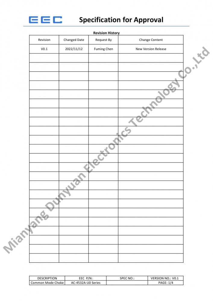 EEC AC-4532A-U0 specification page 2