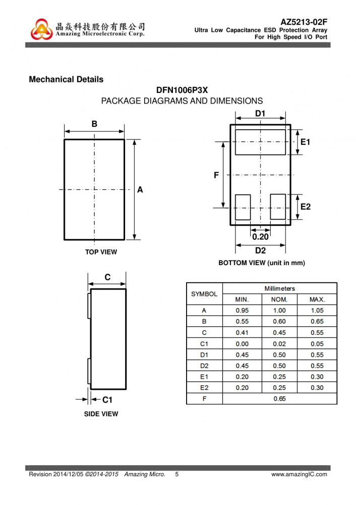 AZ5213-02F datasheet page 5