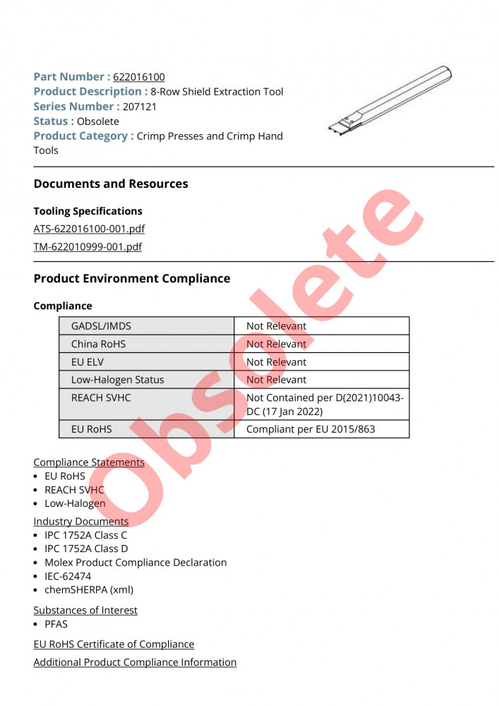 622016100 tooling documentation page 1