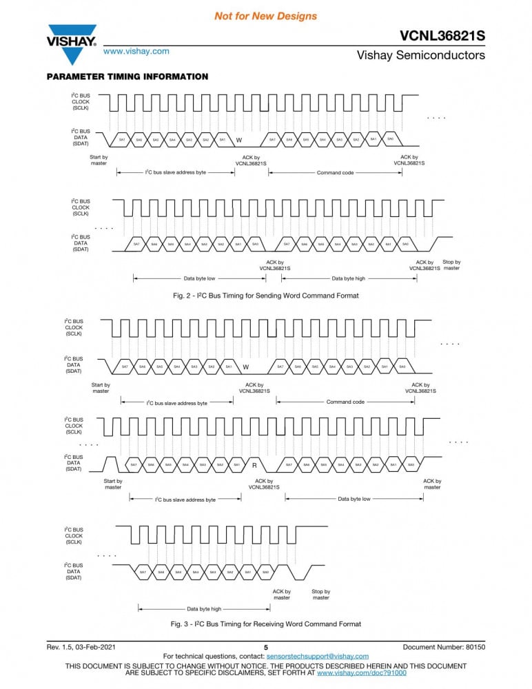 VCNL36821S datasheet page 5