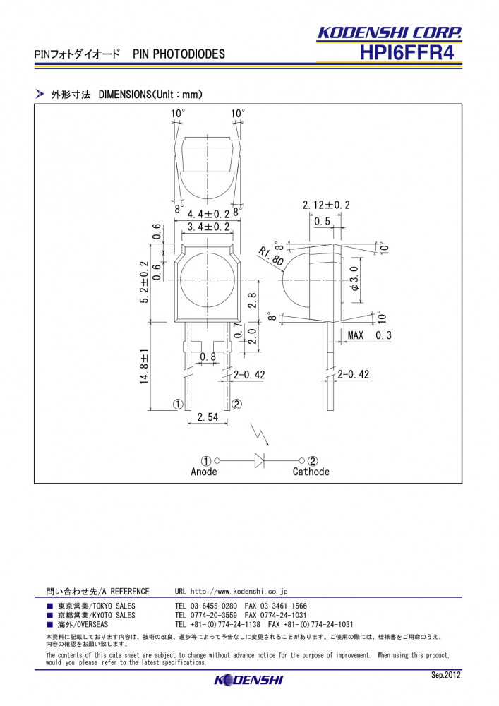 HPI6FFR4 datasheet page 3