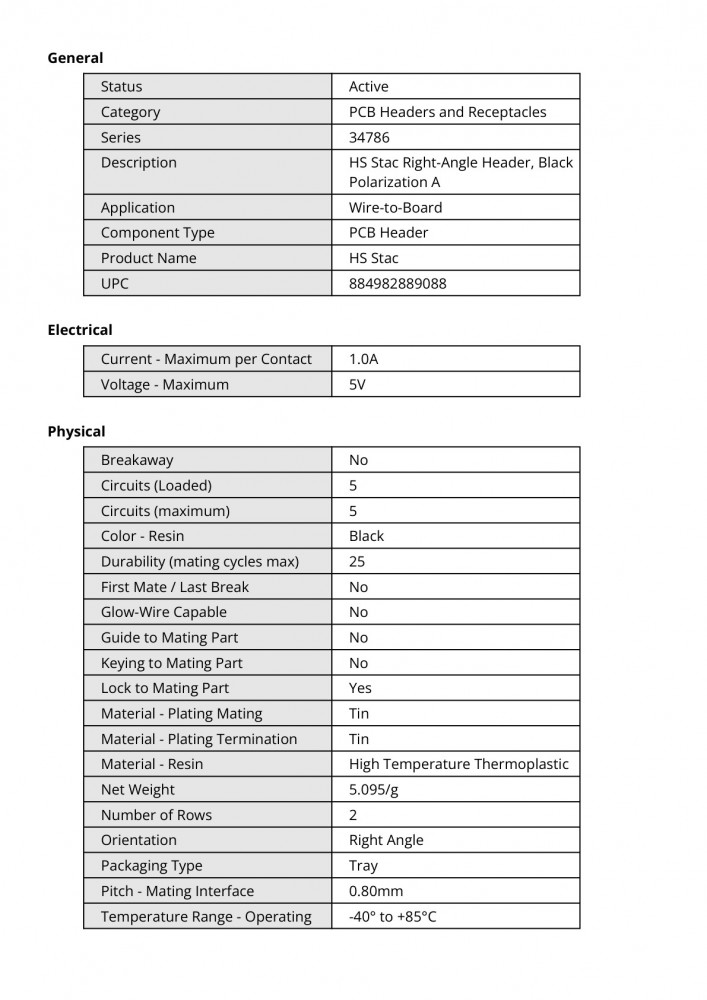 MOLEX 347860200 technical document image 2