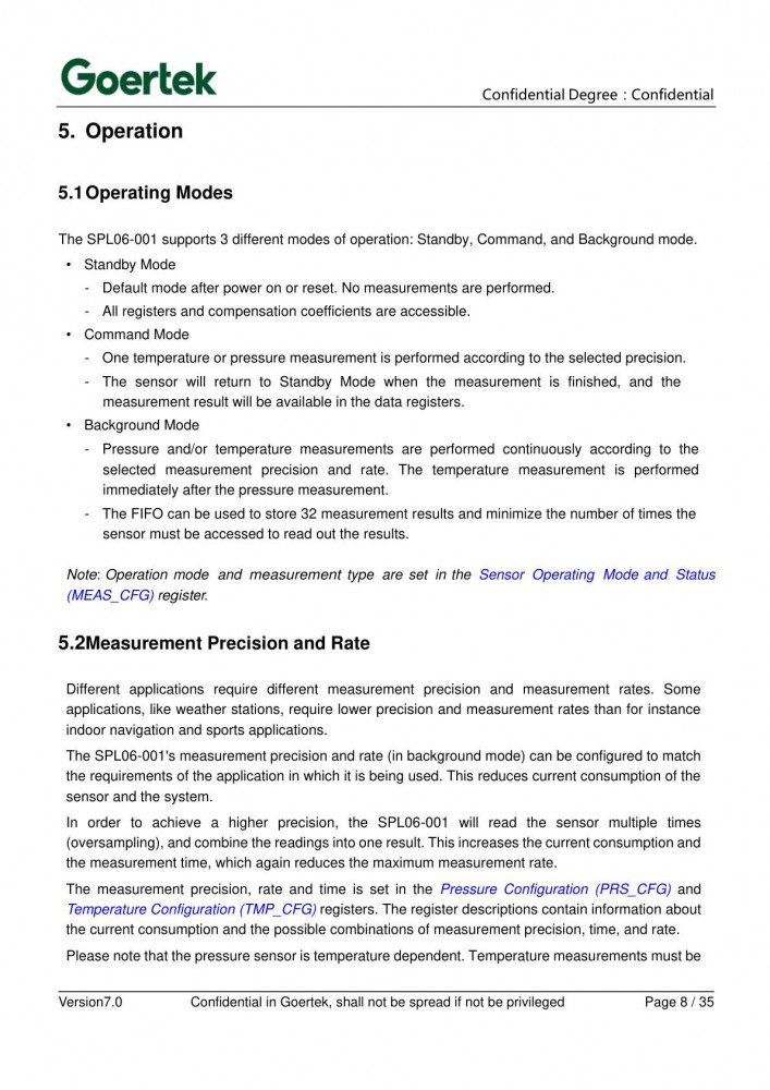 SPL06-001 datasheet page 8