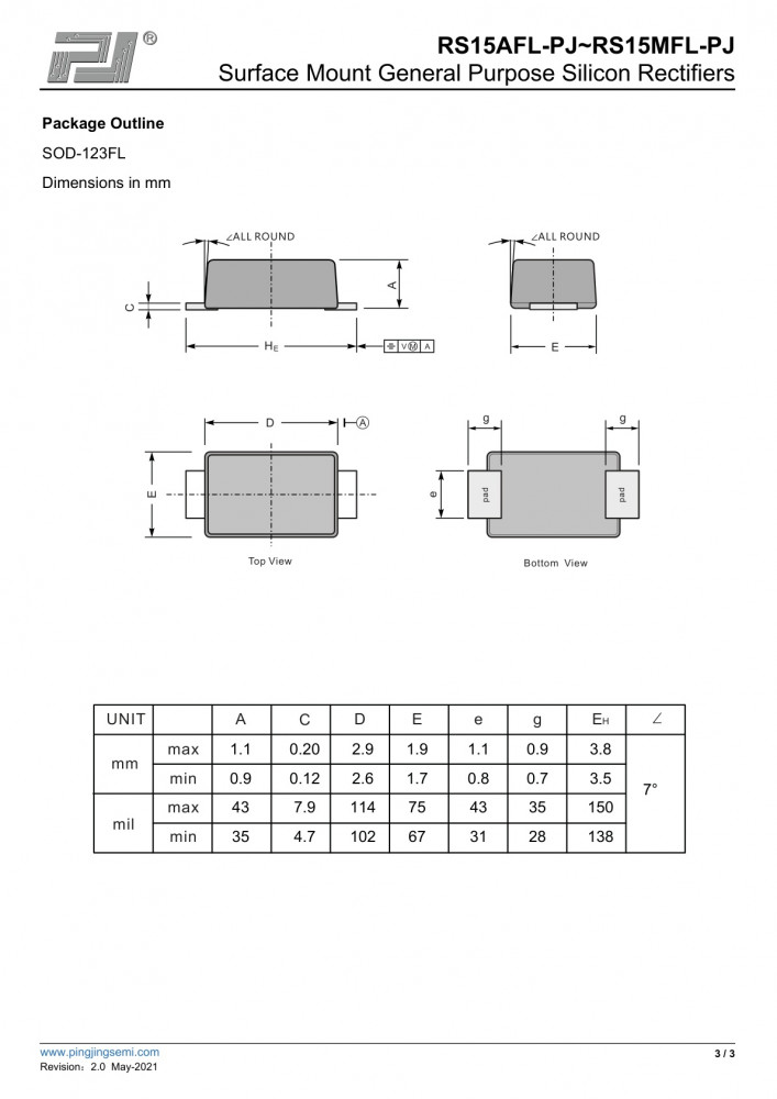 RS15KFL datasheet page 3