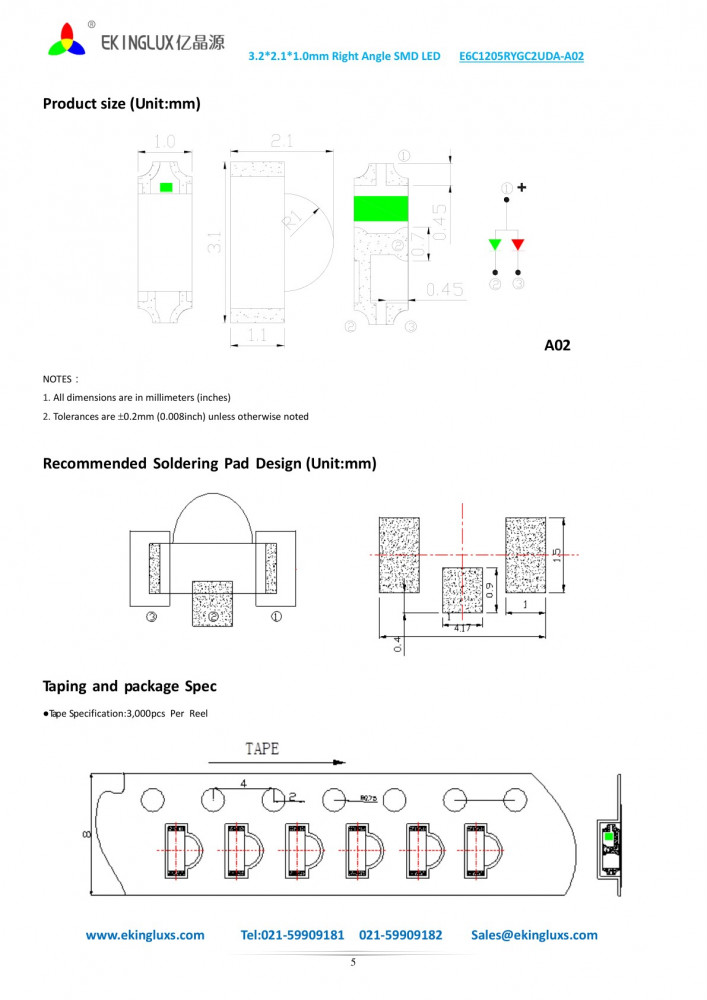 E6C1205RYGC2UDA-A02 datasheet page 5
