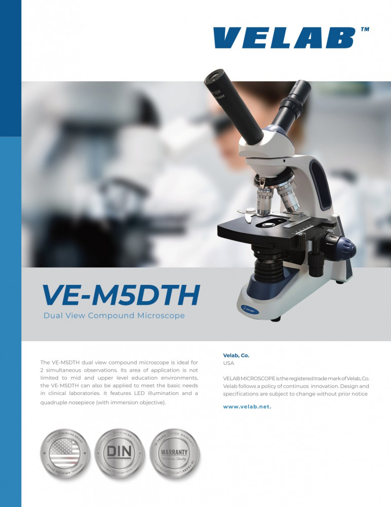 VE-M5DTH product document, page 1