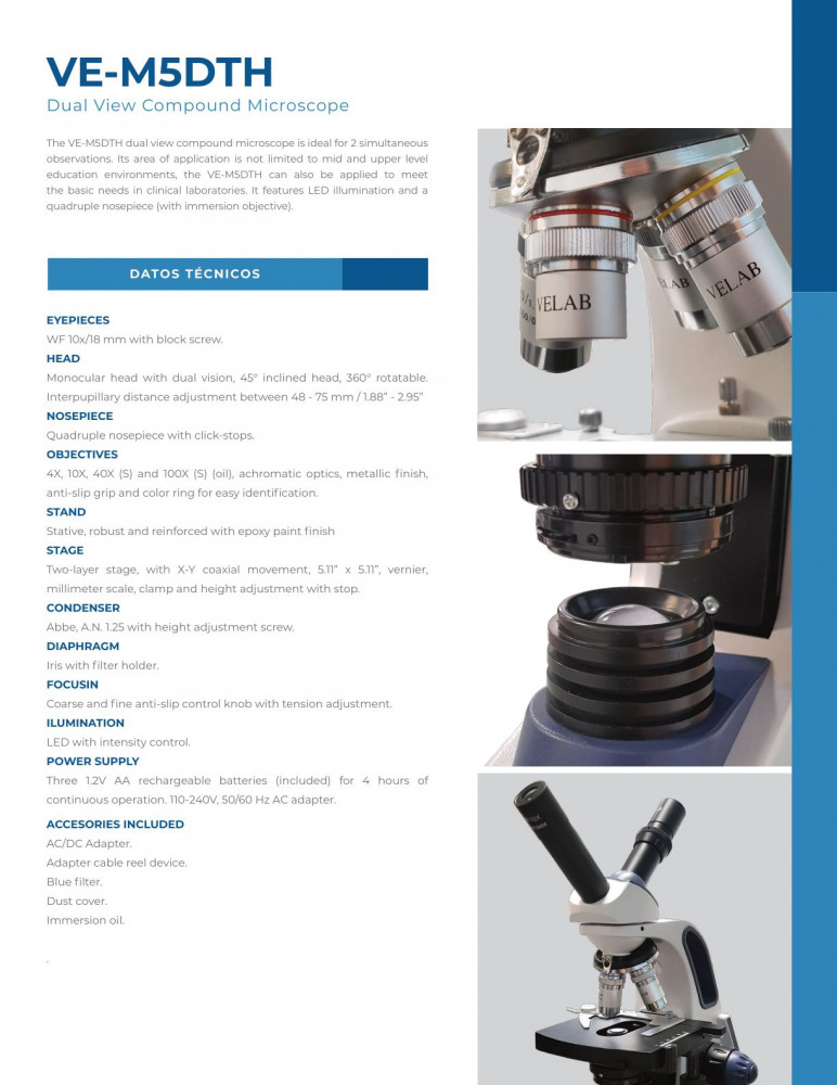 VE-M5DTH product document, page 2