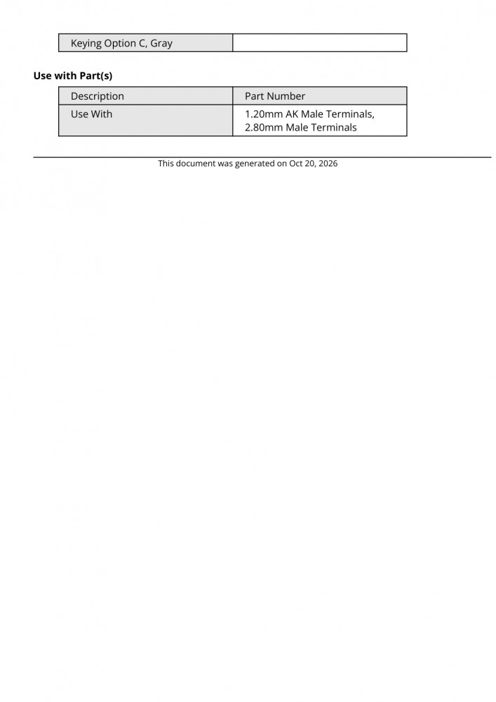 Product document image 3 for MOLEX 2159580263