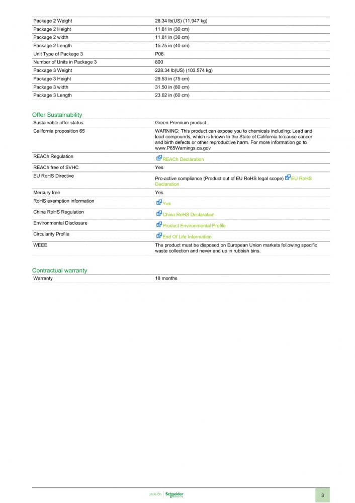 XB4BL73415 technical document page 3