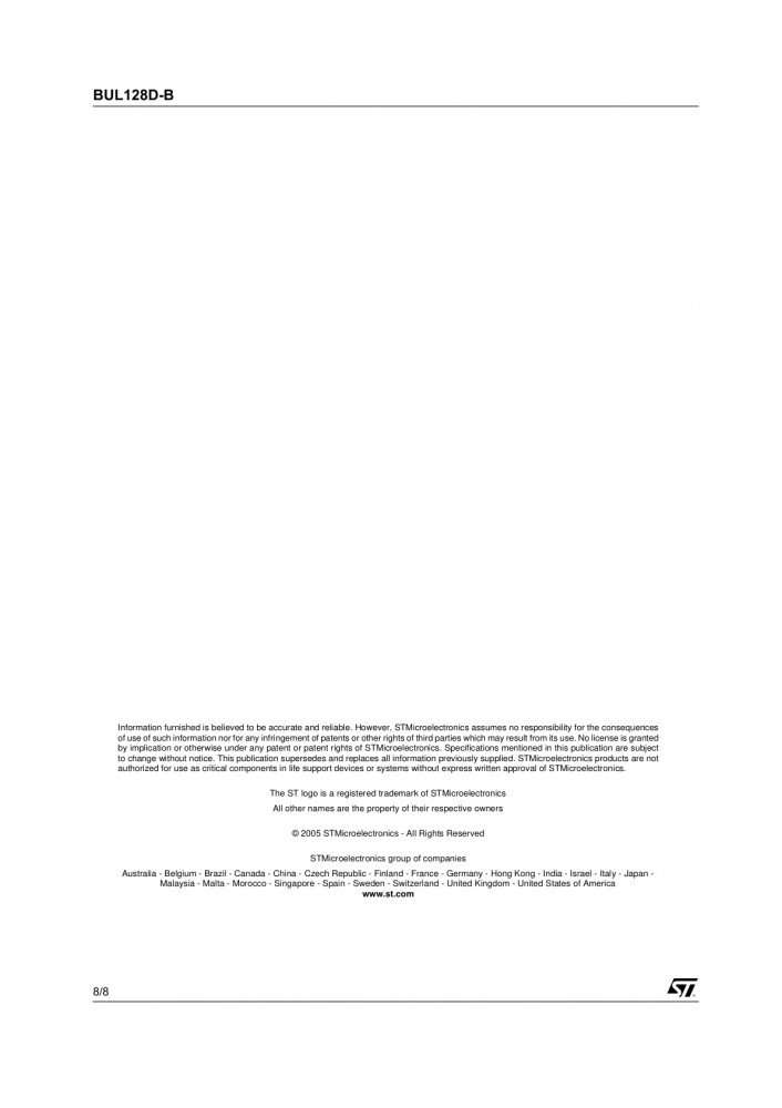BUL128D-B datasheet page 8