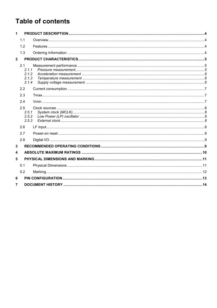 SP30 datasheet page 2