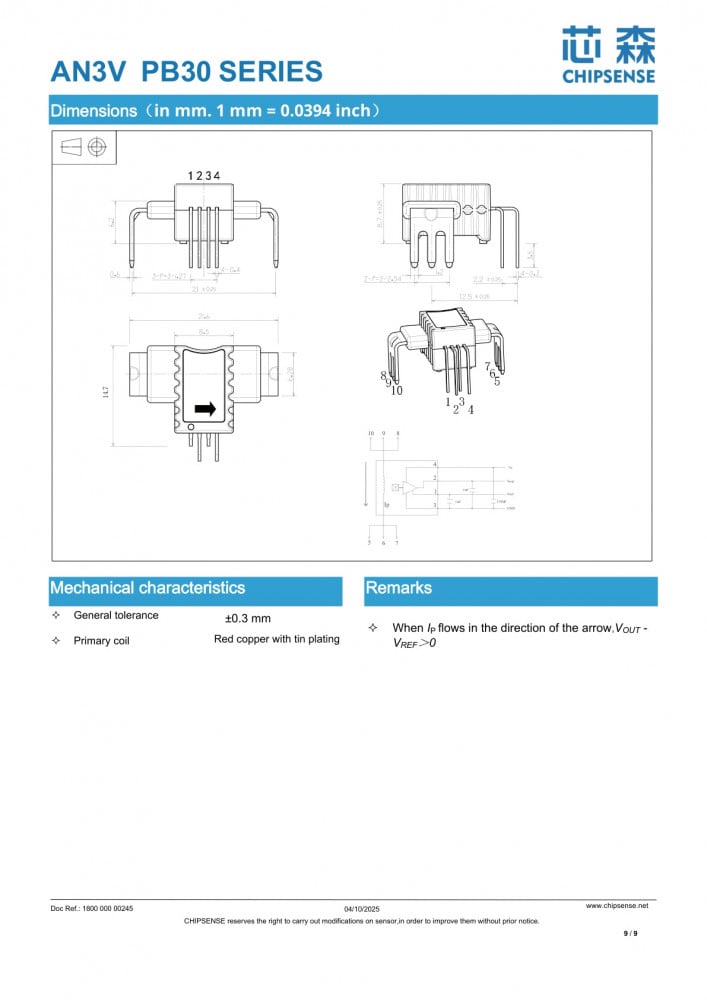 AN3V 10 PB30 datasheet page 9