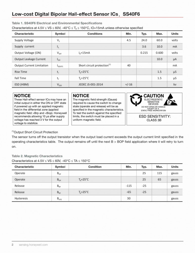 SS40F6 datasheet page 2