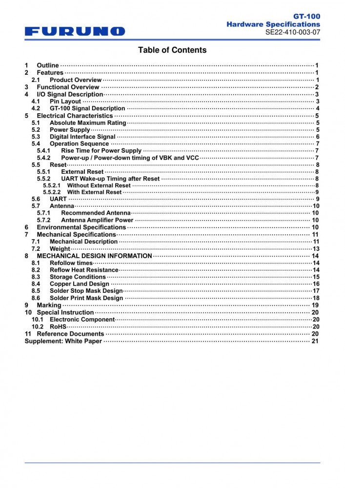GT-100 document page 4