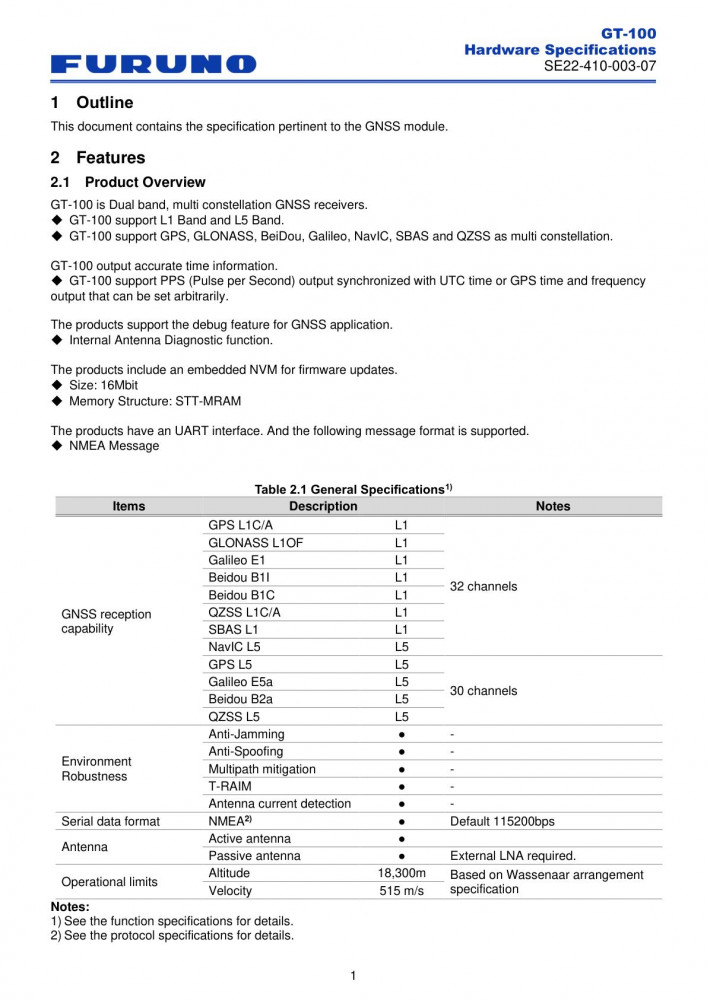 GT-100 document page 5
