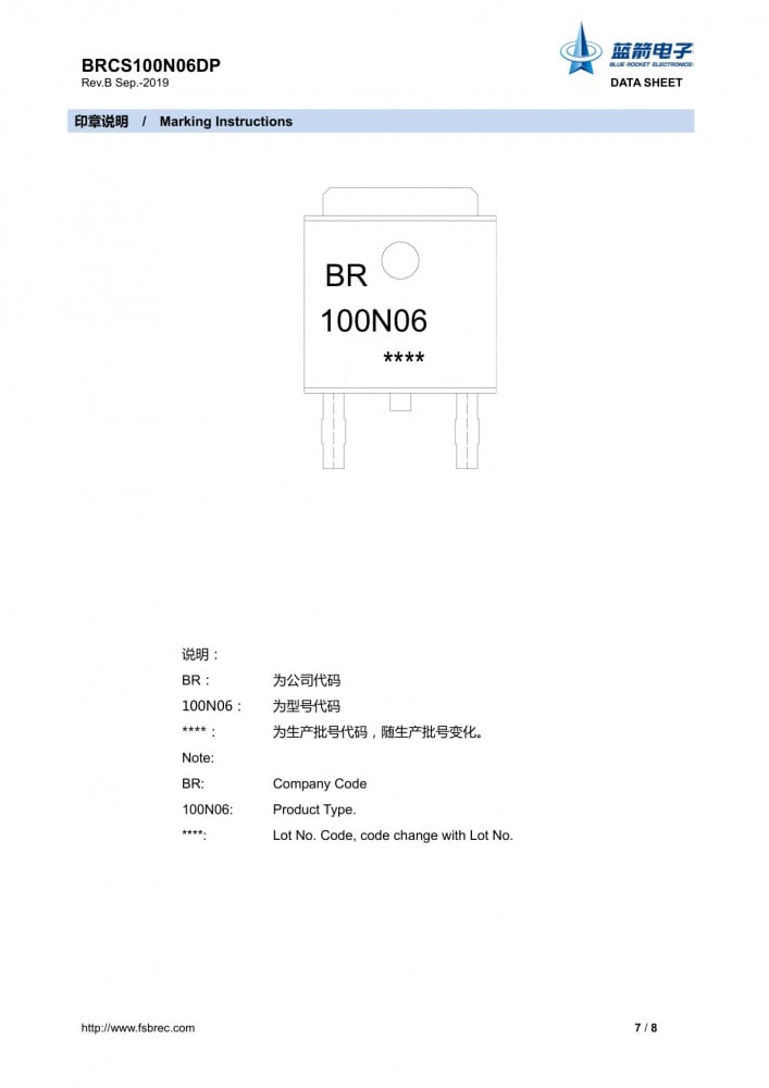 BRCS100N06DP datasheet page 7
