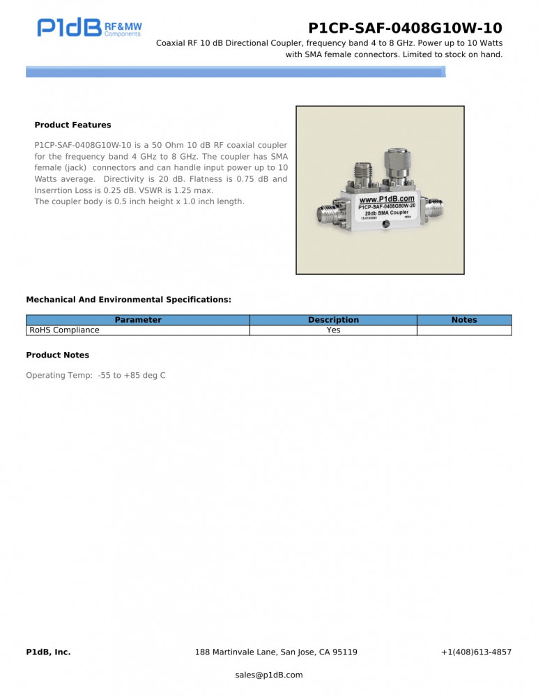 P1CP-SAF-0408G10W-10 product document image