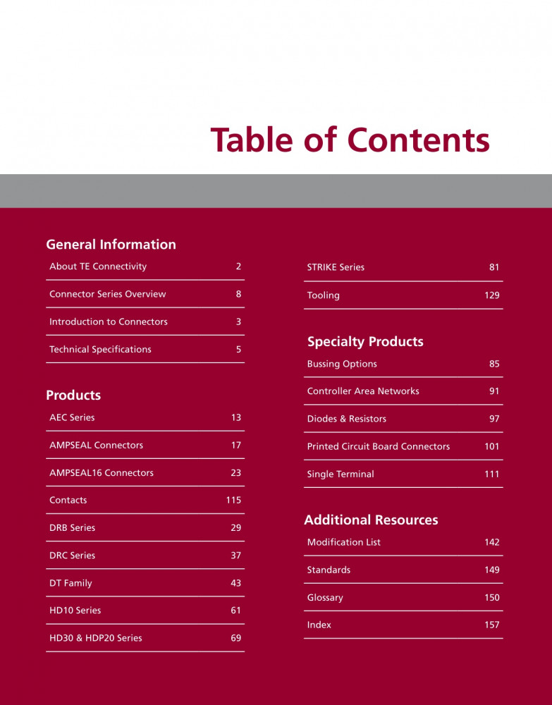 DEUTSCH connector catalog page 3