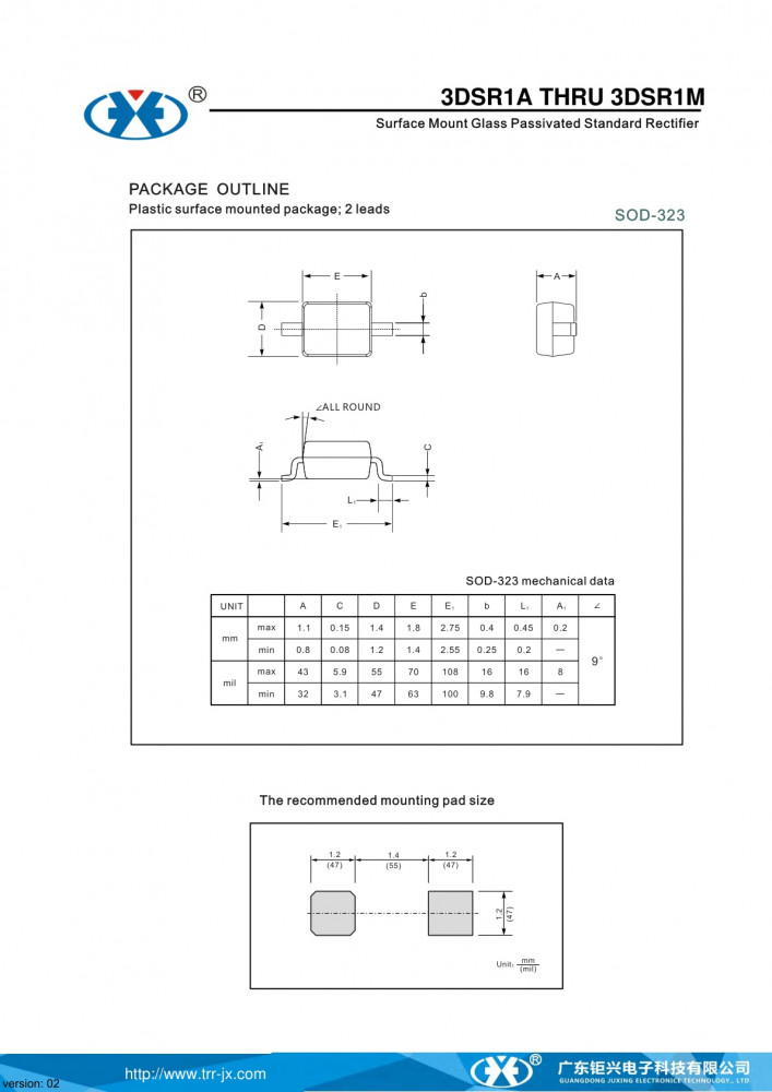 3DSR1M datasheet page 3