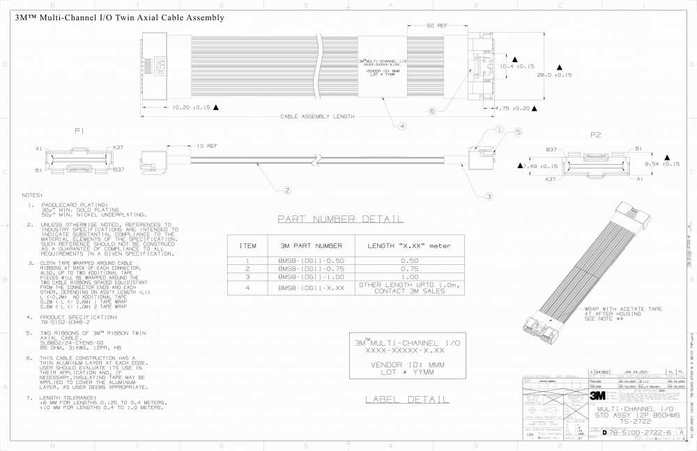 3M 8MS8-1DG11-0.75 technical drawing page 1