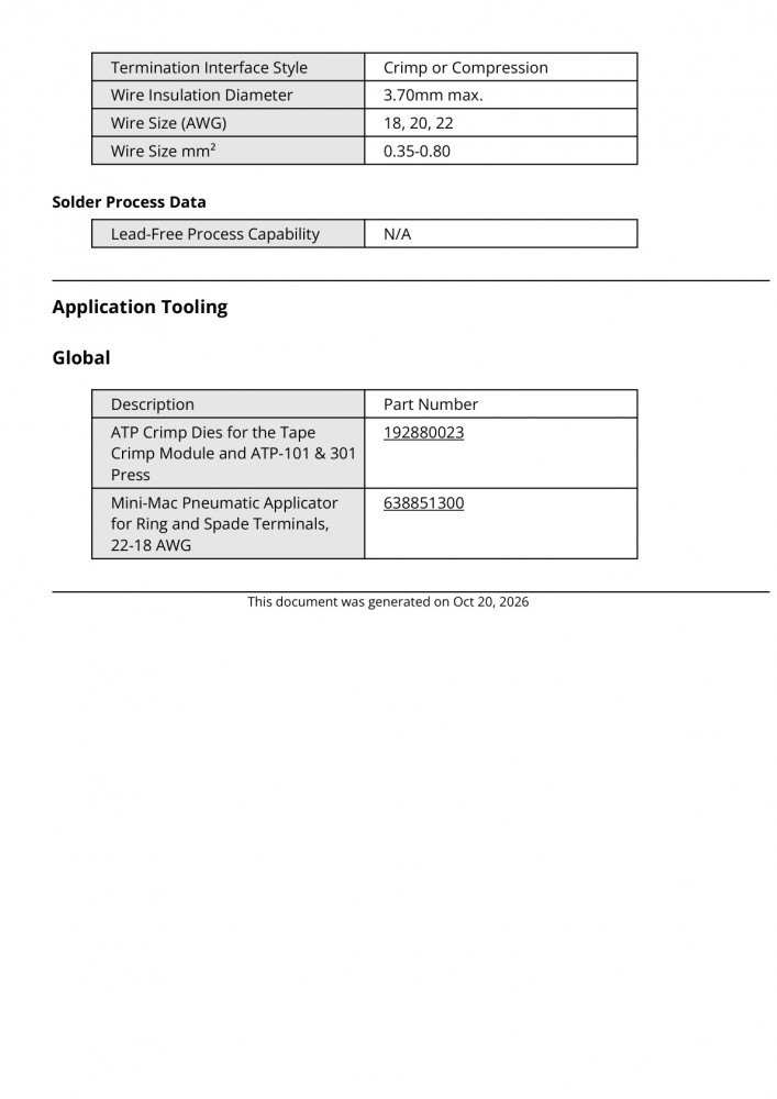 MOLEX 191310037 document page 3