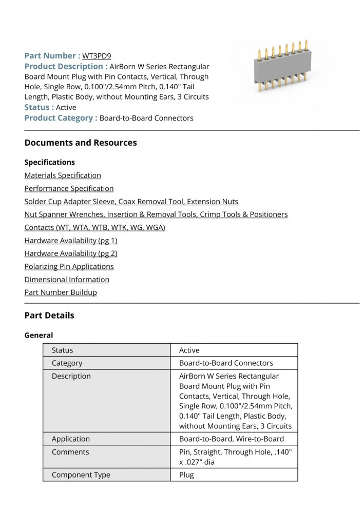 WT3PD9 technical document image, page 1