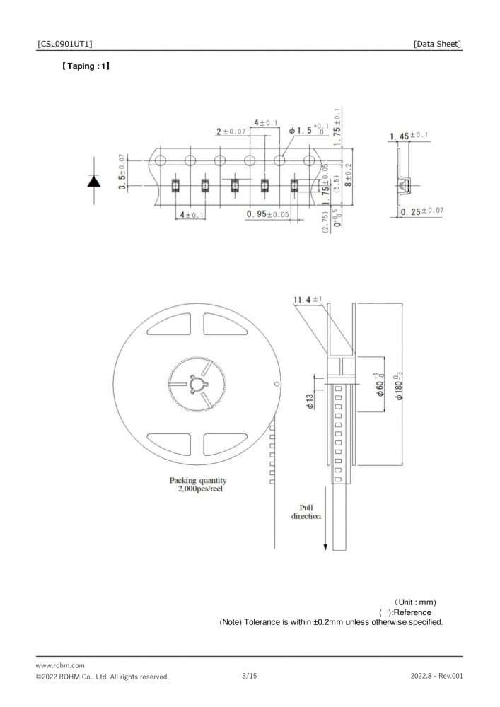 CSL0901UT technical document page 3