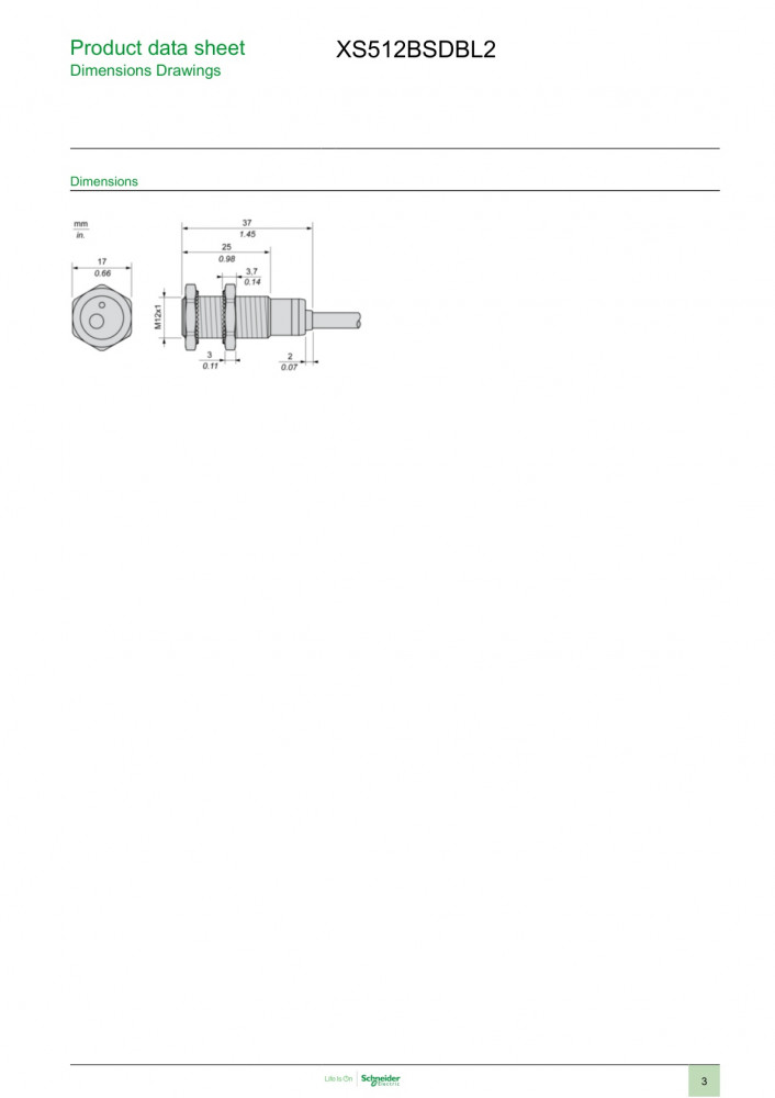 XS512BSDBL2 technical document page 3