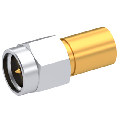 SMA / STRAIGHT PLUG MALE CRIMP TYPE FOR 2.6/50 S CABLE PASSIVATED CAPTIVE CONTACT
