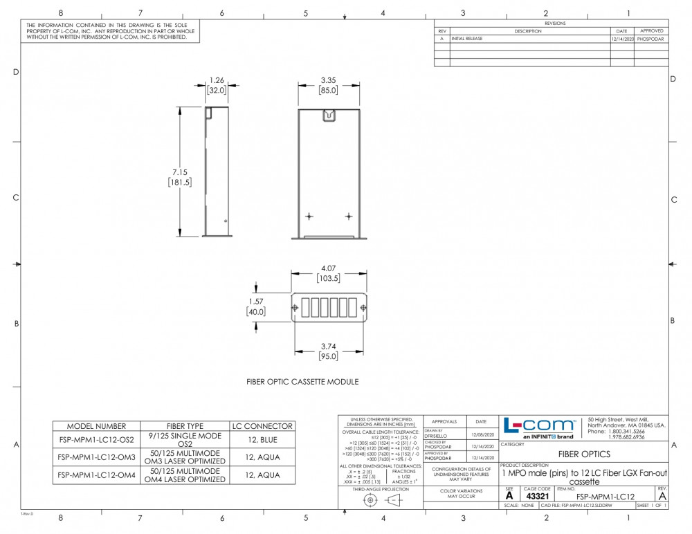 L-com FSP-MPM1-LC12-OS2 technical document preview