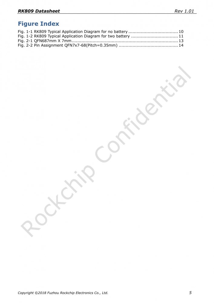 RK809 datasheet page 5