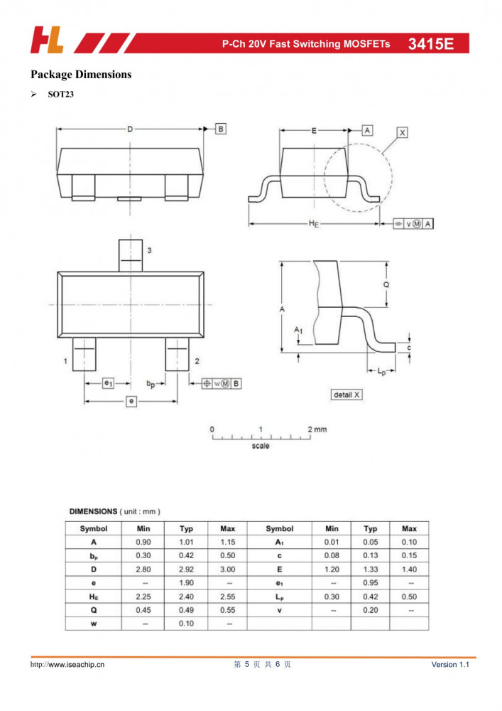 HL 3415E datasheet page 5