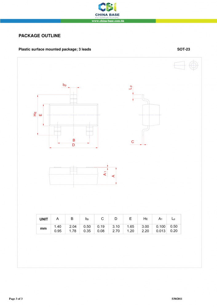 CBI SS8550 datasheet page 3