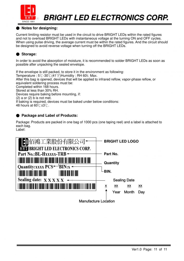 BL-5630N10-34 datasheet page 10