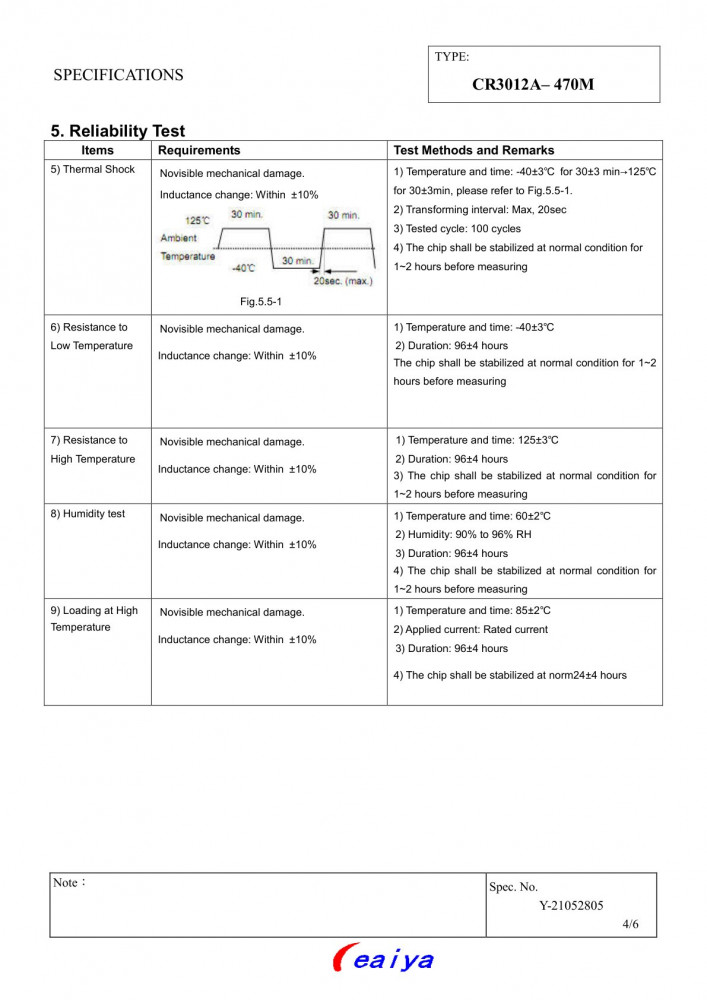 CR3012A-470M specification page 6