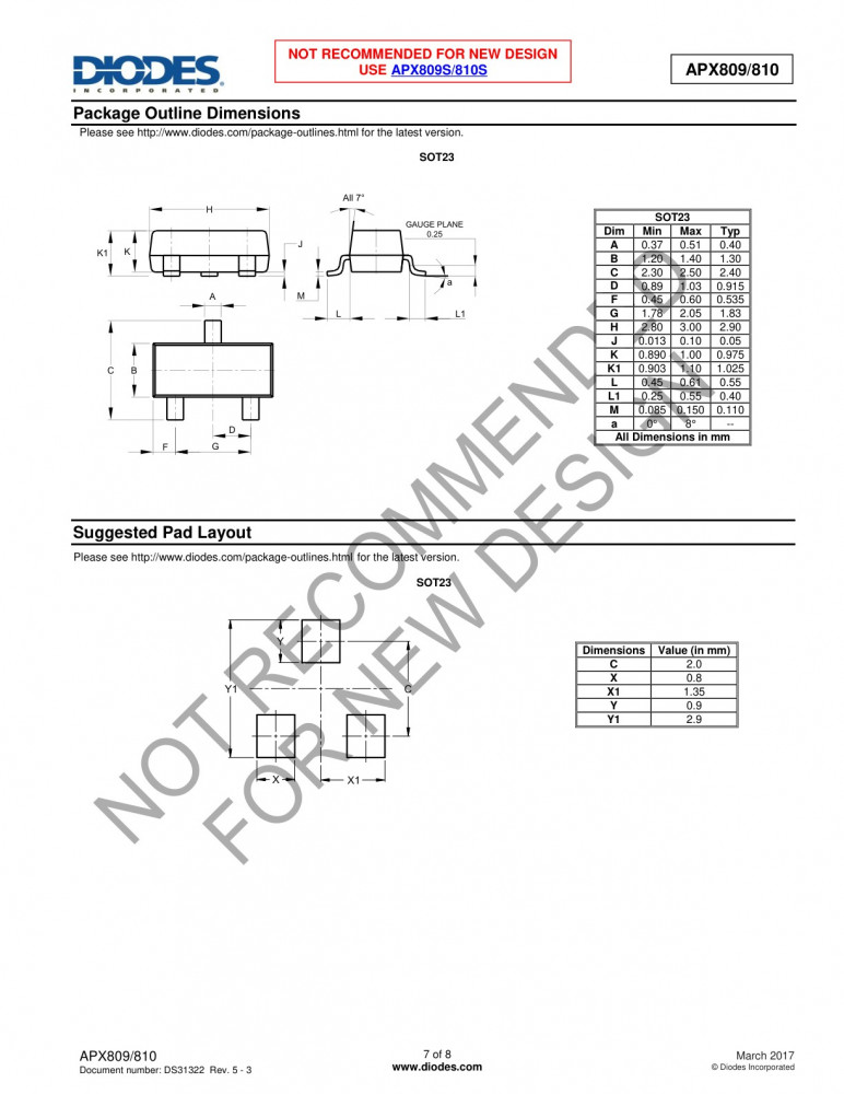 APX809-40SAG-7 datasheet page 7