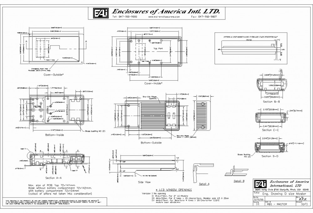 MBS-HE master engineering drawing preview