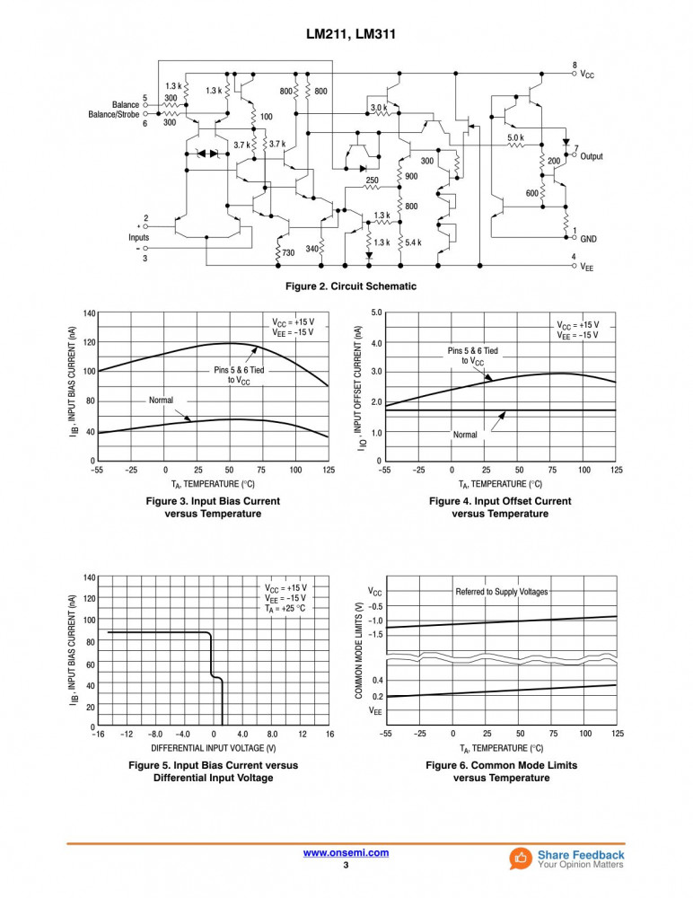 LM311 datasheet page 3