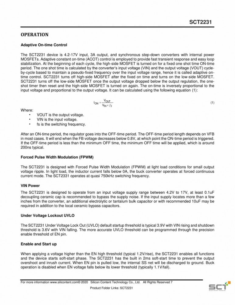 SCT2231TVBR datasheet page 7