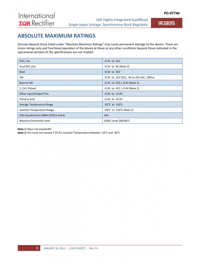 IR3895 datasheet page 5